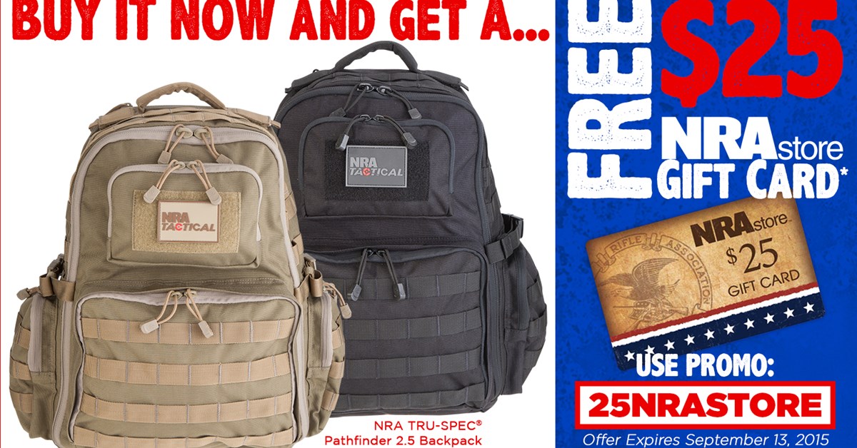 NRA Blog | Get Your NRA Pathfinder 2.5 Backpack Today!