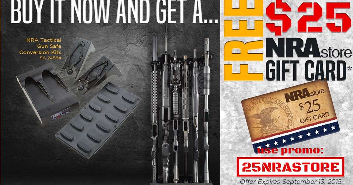 NRA Blog | Organize Your Armory With NRA Tactical's Gun Safe Conversion Kit