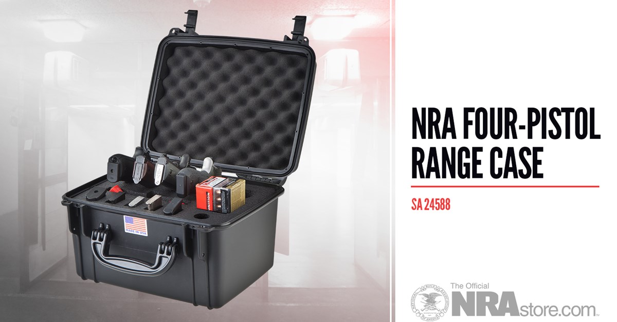 NRA Blog | NRAstore Product Highlight: Four-Pistol Range Case