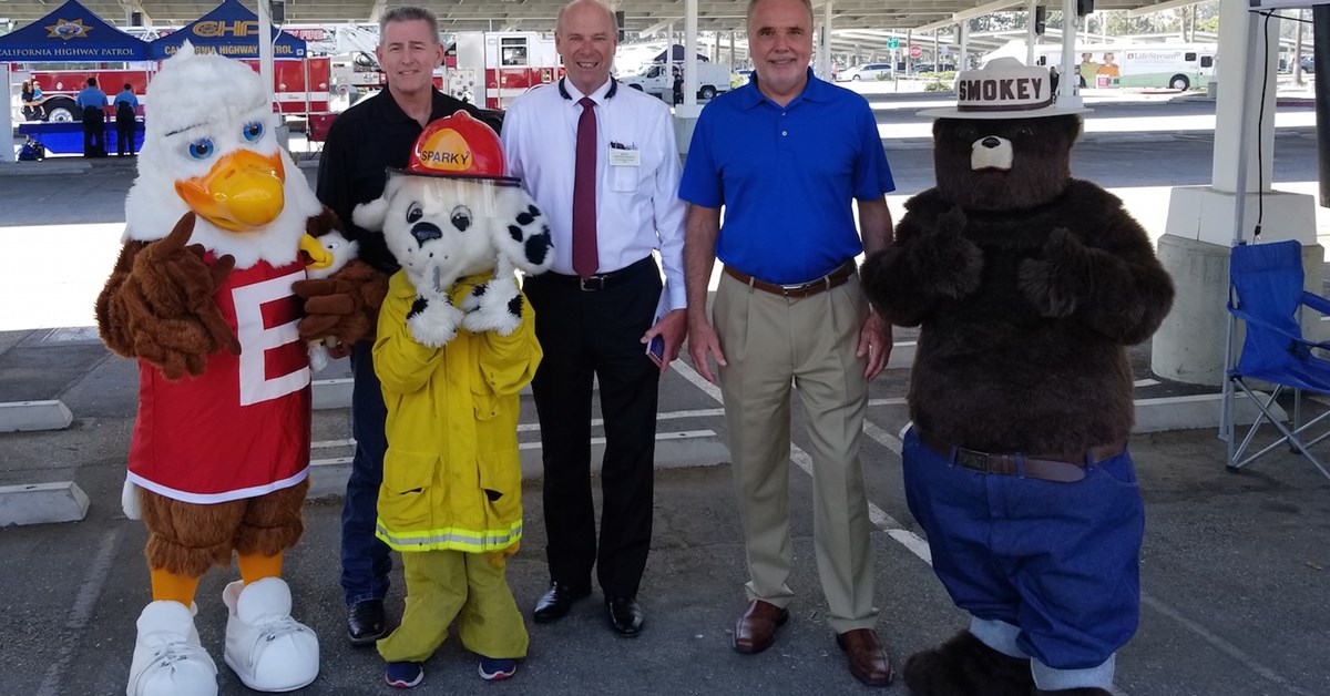 NRA Blog | Eddie Eagle Helps Celebrate Golden State First Responders